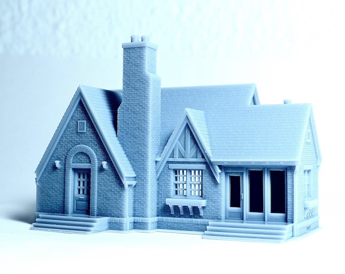 N Scale Brick Cottage 1:160 for Diorama Modeling Kit Building30b - Etsy