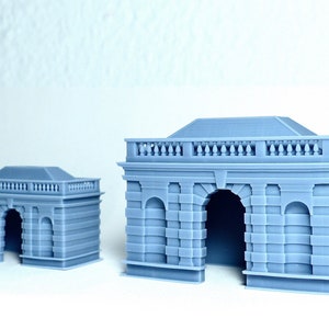 HO Scale French Style Pavilion Building - 1:87 for Diorama Modeling Kit ...