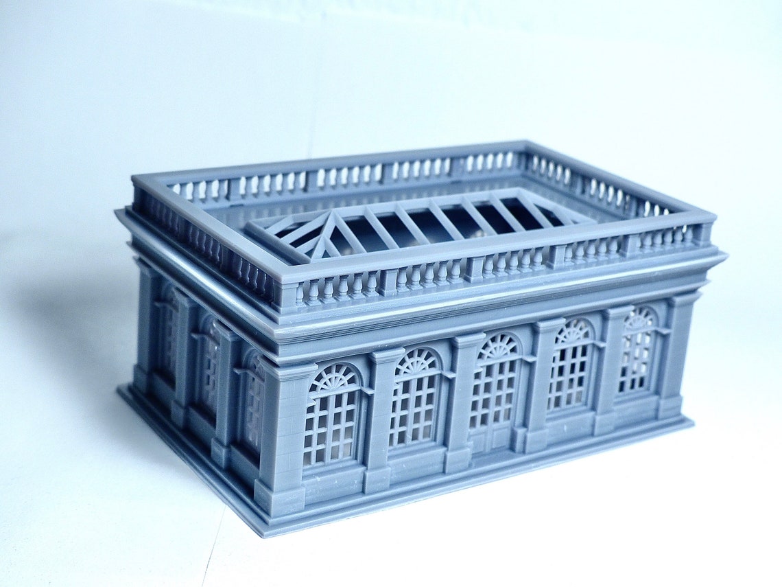 HO Scale Pavilion Building - 1:87 for Diorama Modeling Kit - Building ...
