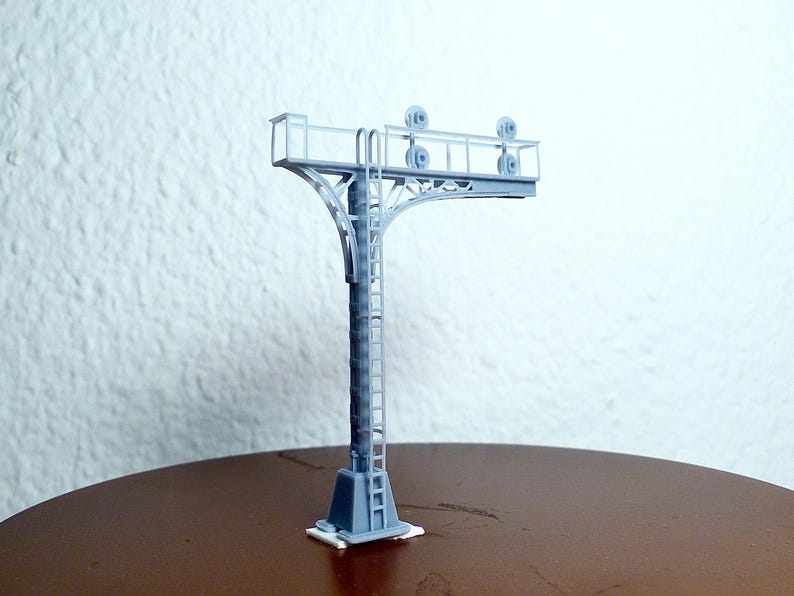N Scale Railway Cantilever Signal Bridge - 1:160 Resin Model for ...