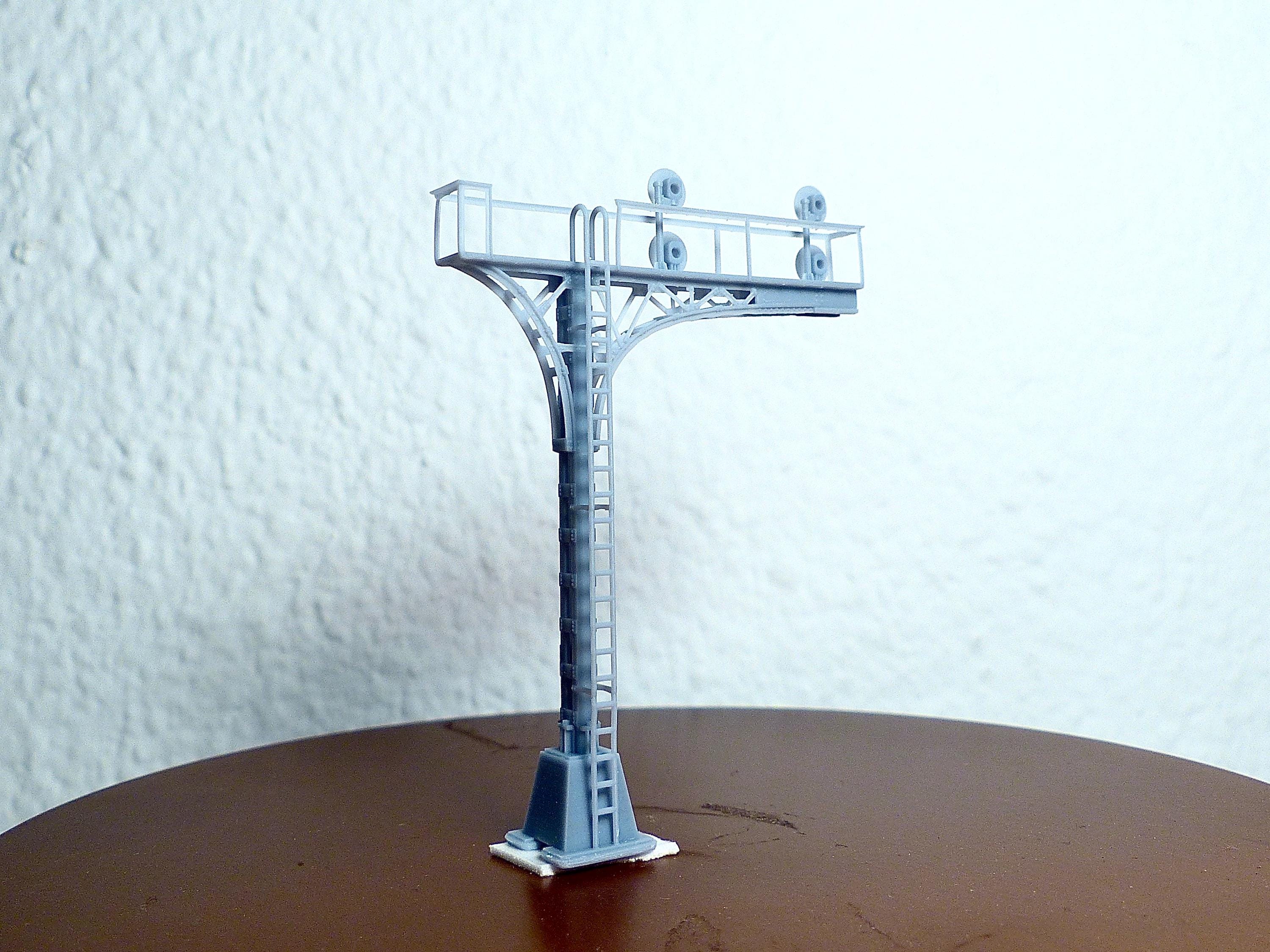 N Scale Railway Cantilever Signal Bridge - 1:160 Resin Model for ...