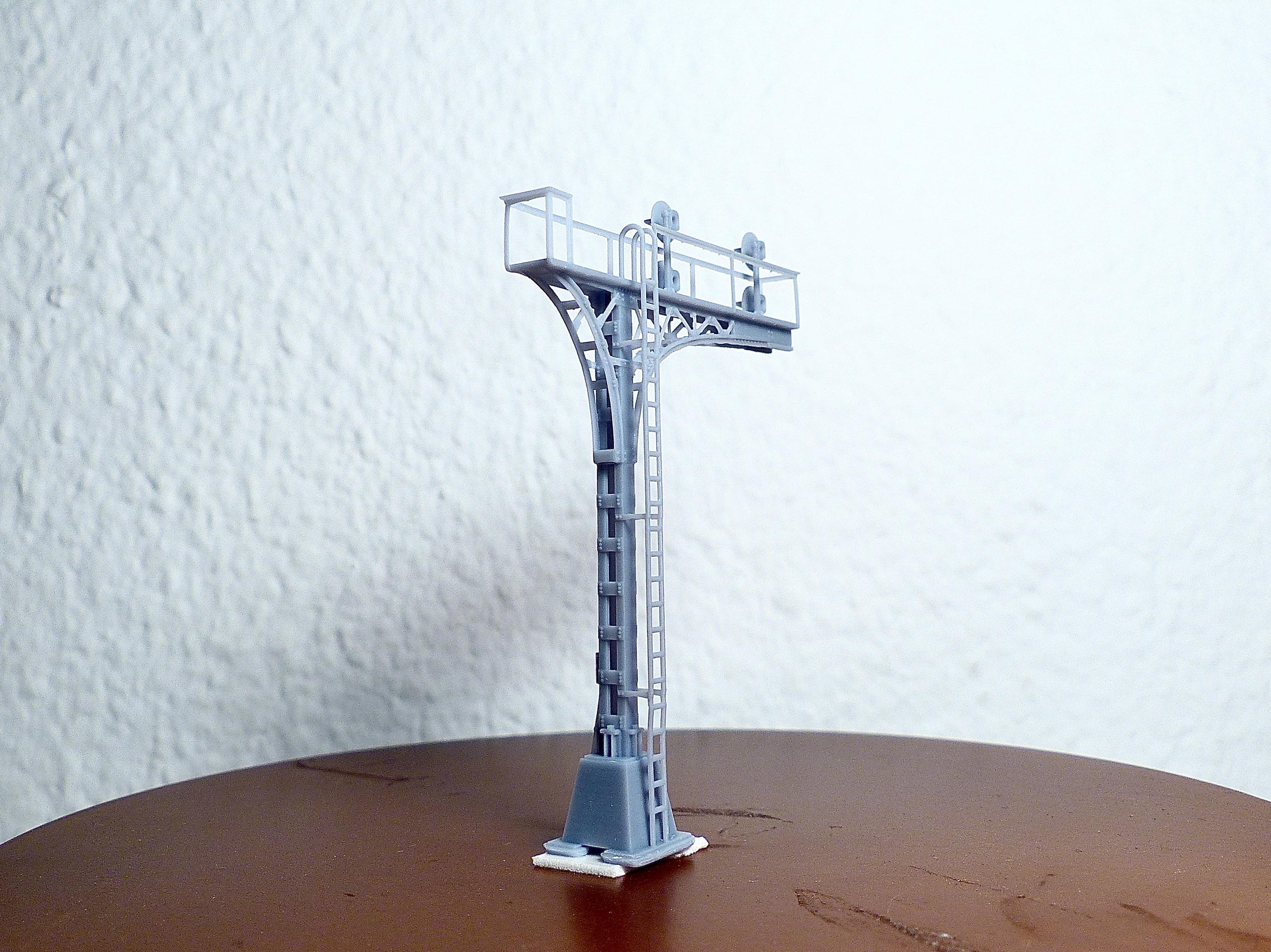 N Scale Railway Cantilever Signal Bridge - 1:160 Resin Model for ...