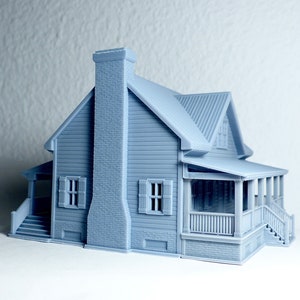 HO Scale Cottage Farmhouse With Garage - 1:87 for Diorama Modeling Kit ...