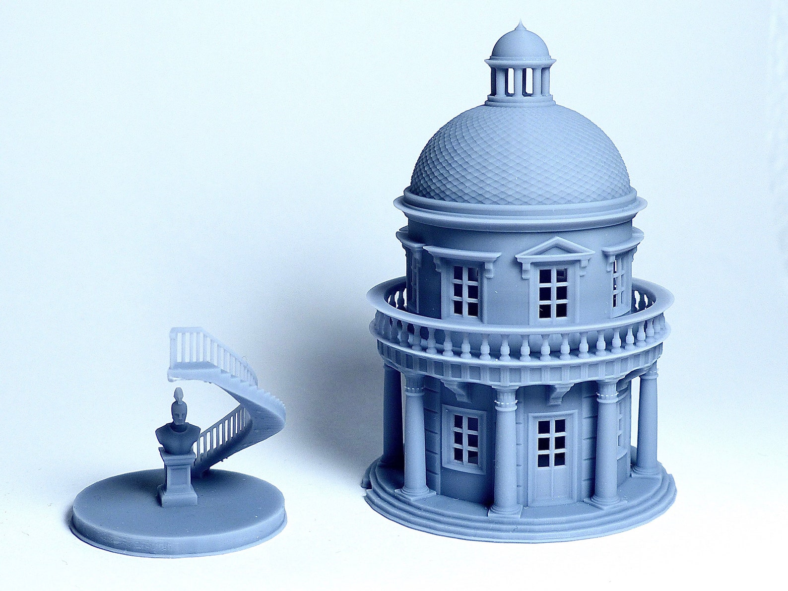 Edificio De Torre Clásica a Escala N Con Estructura Interior - Etsy