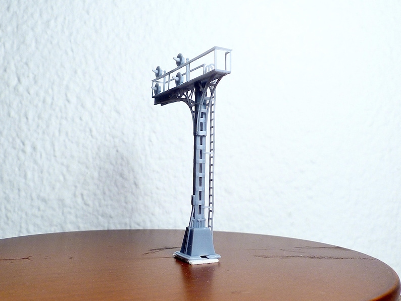 N Scale Railway Cantilever Signal Bridge - 1:160 Resin Model for ...