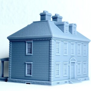 N Scale Colonial Style House - 1:160 for Diorama Modeling Kit ...