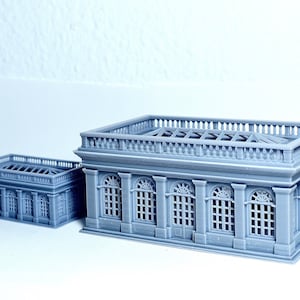 HO Scale Pavilion Building - 1:87 for Diorama Modeling Kit - Building ...