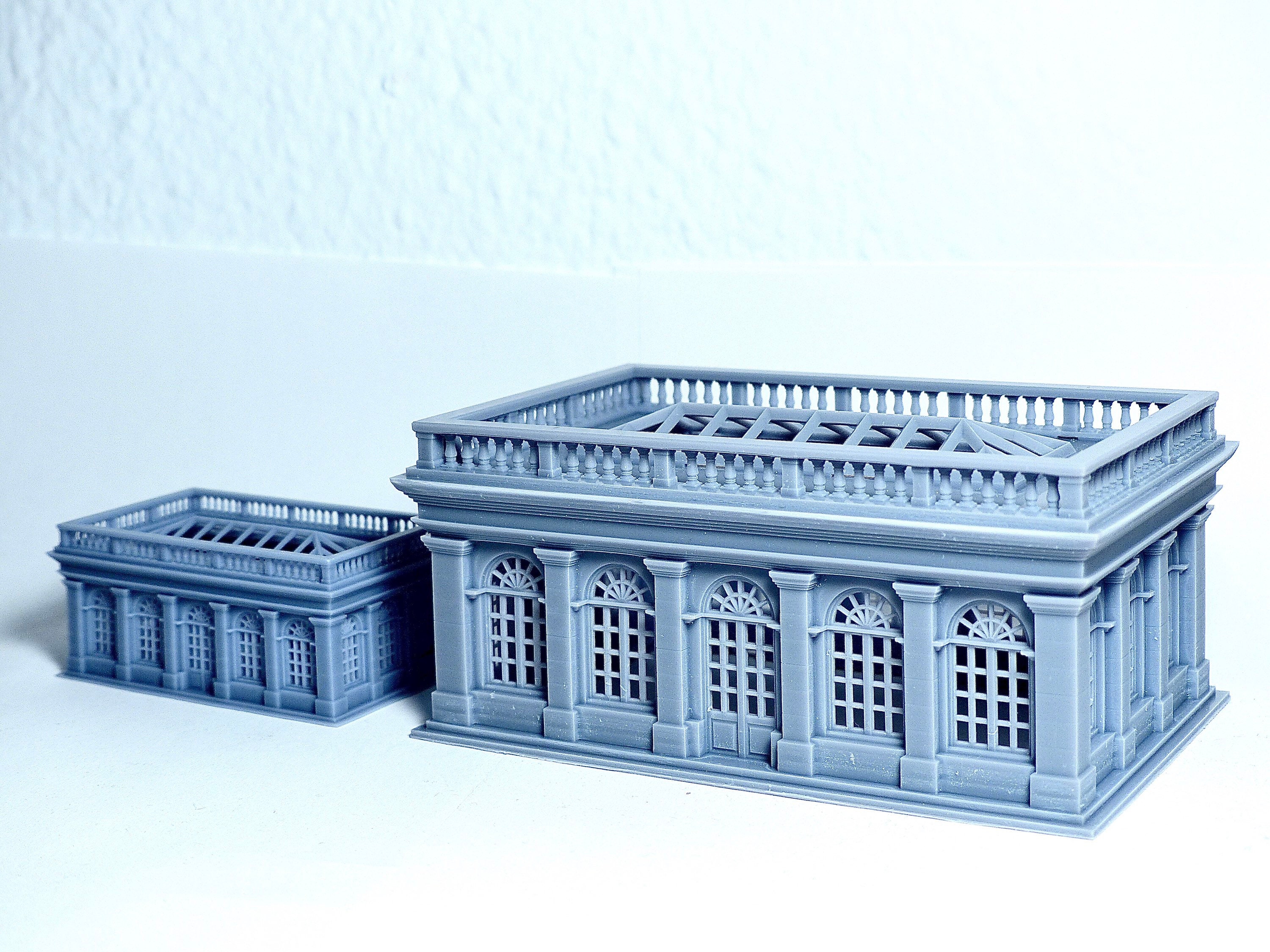 HO Scale Pavilion Building 1:87 for Diorama Modeling Kit - Etsy