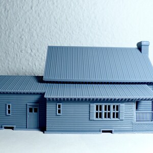 HO Scale Cottage Farmhouse With Garage - 1:87 for Diorama Modeling Kit ...