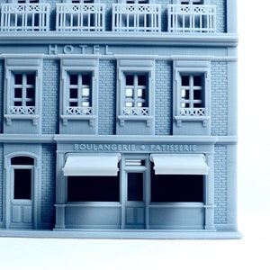 N Scale French Hotel - 1:160 for Diorama Modeling Kit - Building#25d - Etsy