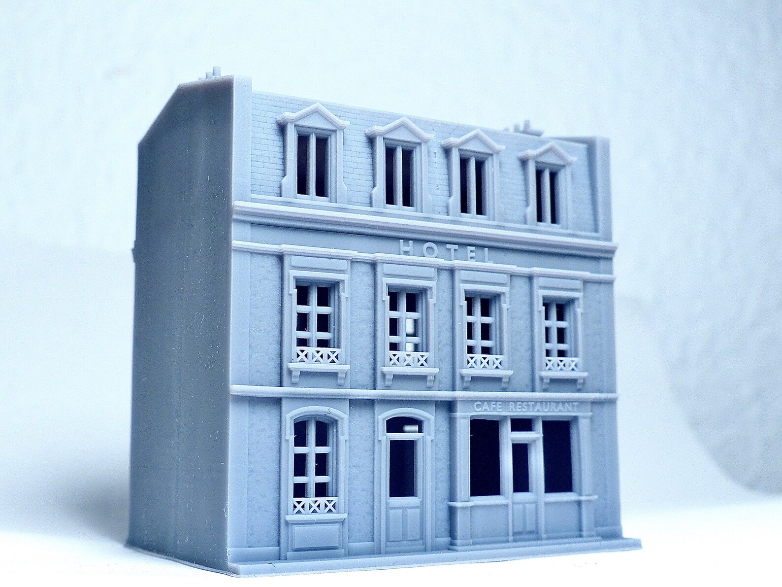 N Scale Hotel Restaurant - 1/160 for Diorama Modeling Kit - Building ...