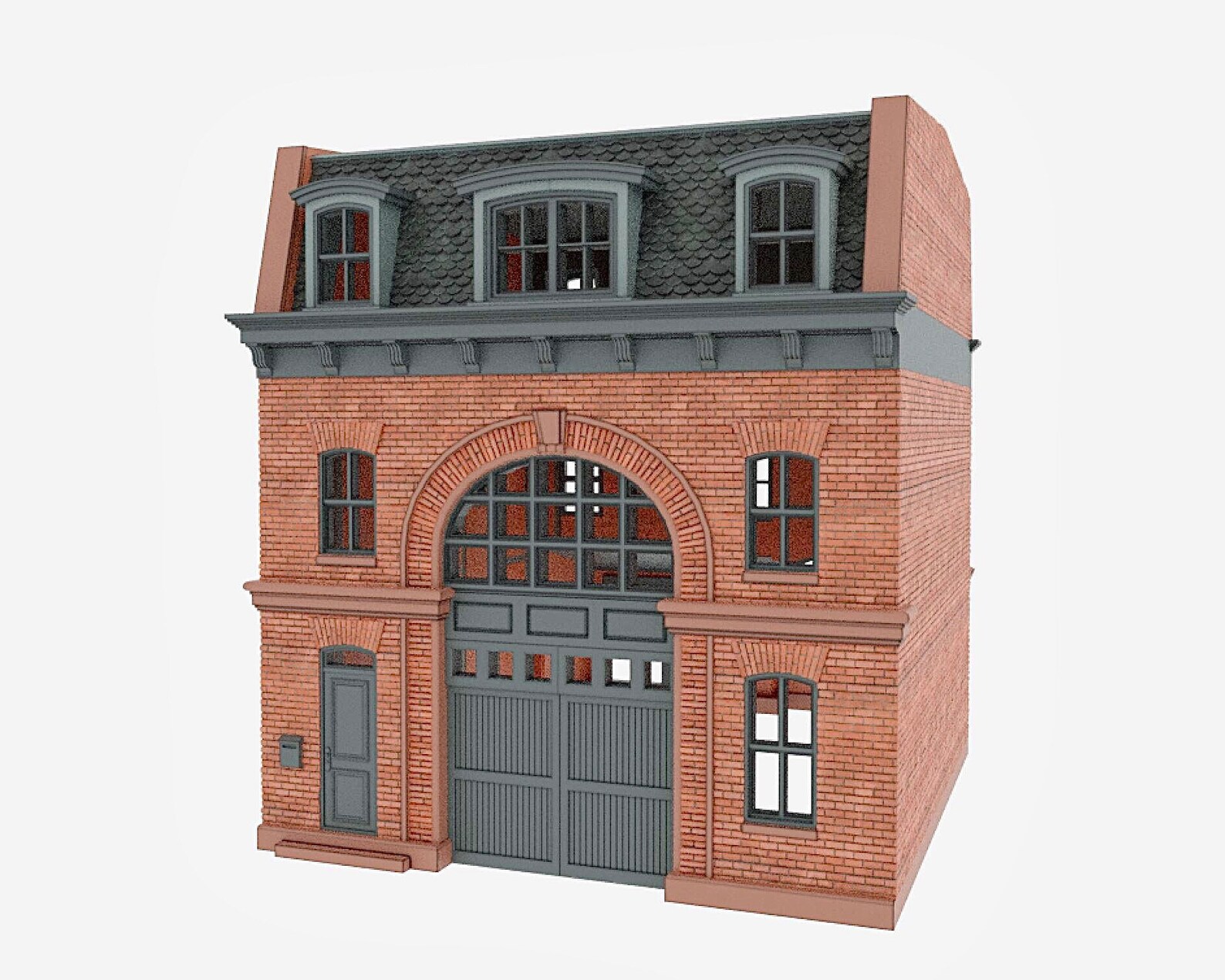 N Scale Carriage House - 1:160 for Diorama Modeling Kit - Building#32 ...