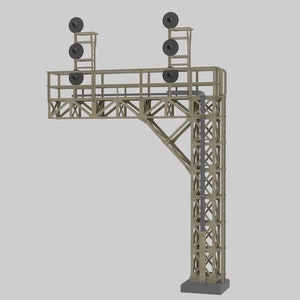 N Scale Signal Mast - 1:160 for Diorama Modeling Kit - Building#37 - Etsy