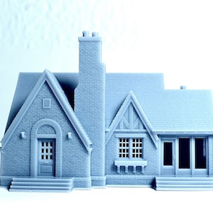 N Scale Brick Cottage - 1:160 for Diorama Modeling Kit - Building#30b ...