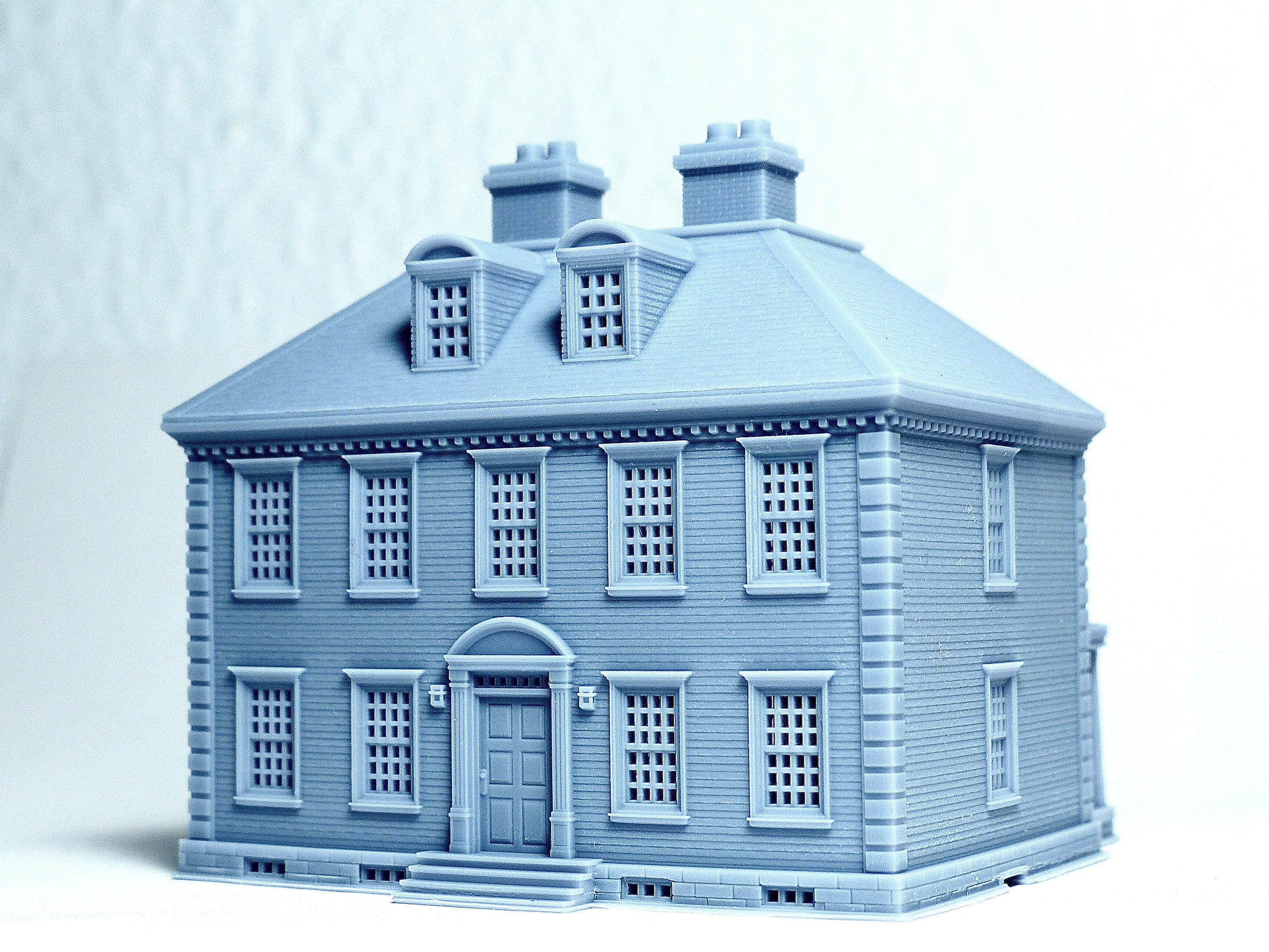 N Scale Colonial Style House 1:160 for Diorama Modeling Kit Building31c ...