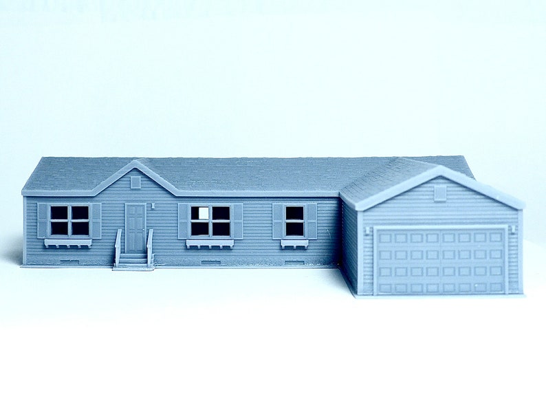 N Scale Ranch House With Parking 1:160 for Diorama Modeling - Etsy