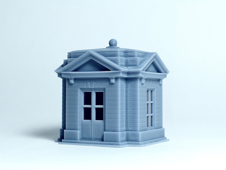 N Scale Guard Pavilion - 1:160 for Diorama Modeling Kit - Building#24c ...