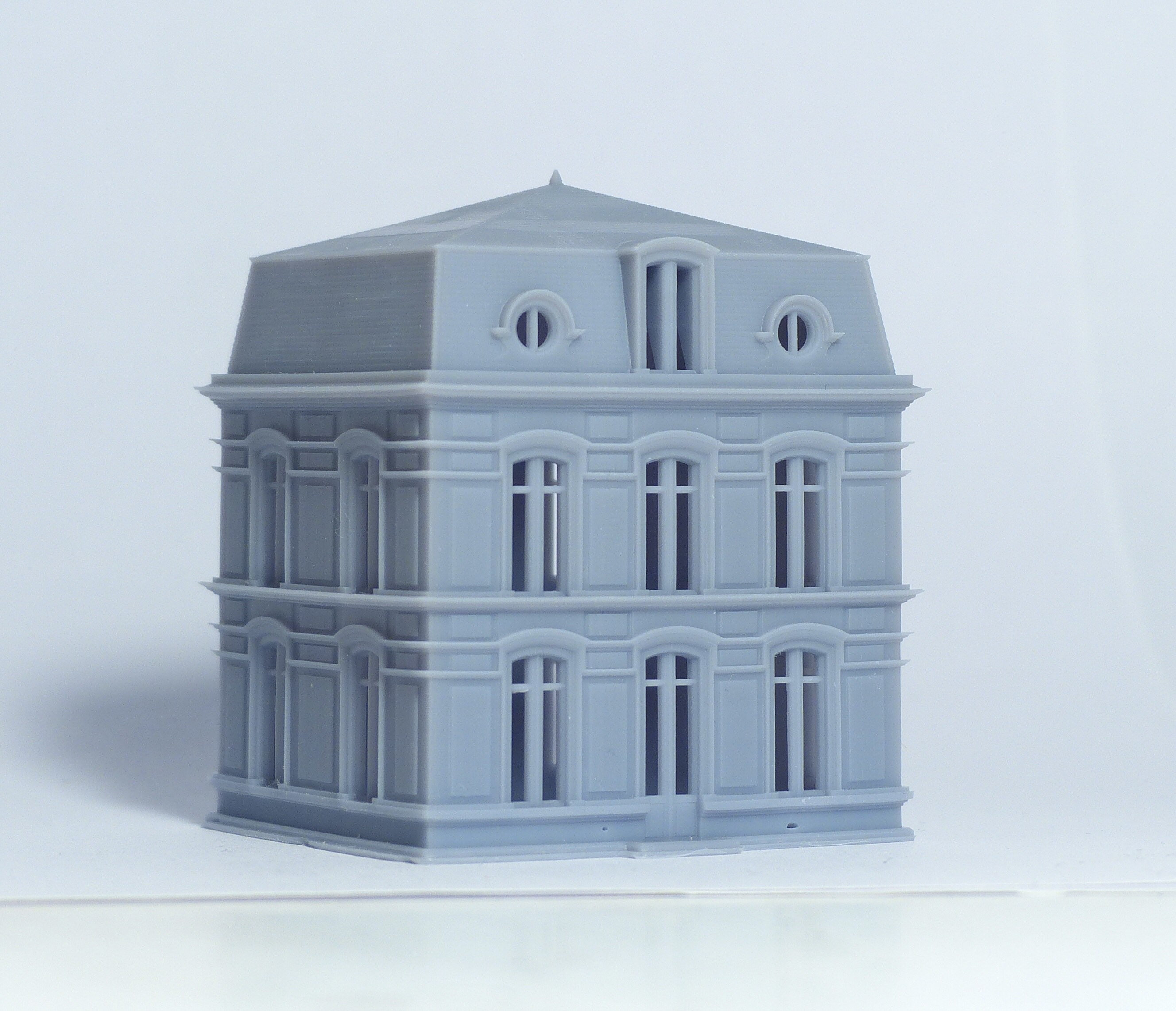 Classic French House N scale modeling kit for dioramas | Etsy