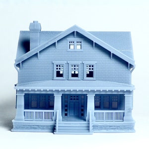 Z Scale Craftsman Style House 1:220 for Diorama Modeling Kit ...