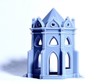 Temple-like Octagonal Pavilion N Scale 1:160 for Diorama | Etsy