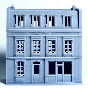 N Scale Hotel Restaurant - 1/160 for Diorama Modeling Kit - Building ...