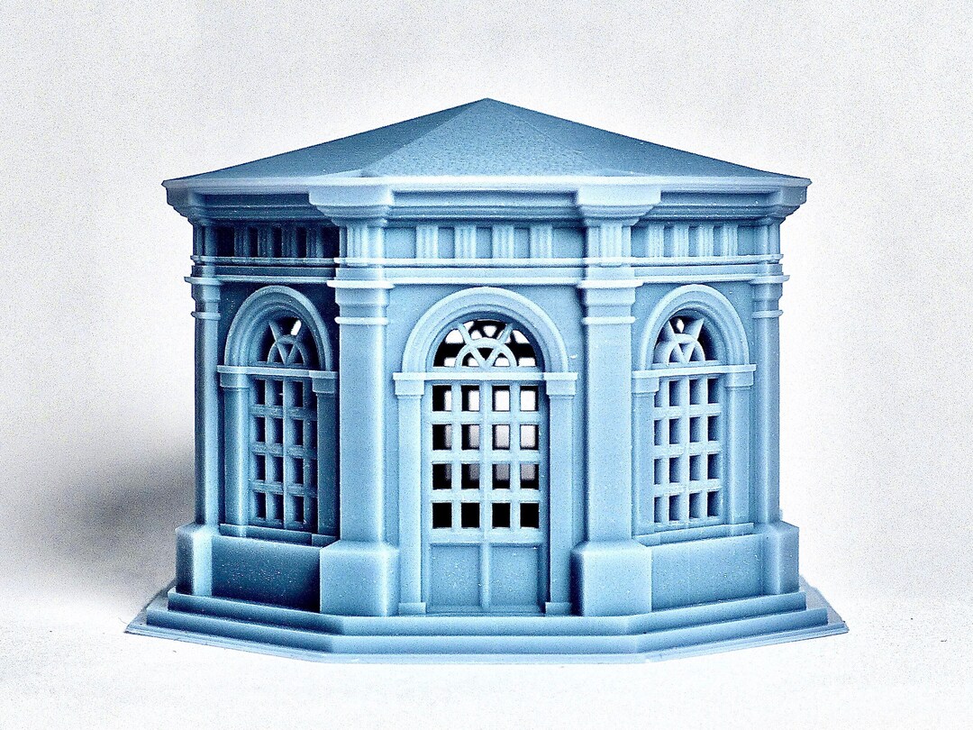 N Scale French Style Round Pavilion - 1:160 for Diorama Modeling Kit - Etsy