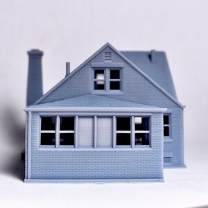 N Scale Cape Cod Style House - 1:160 for Diorama Modeling Kit ...