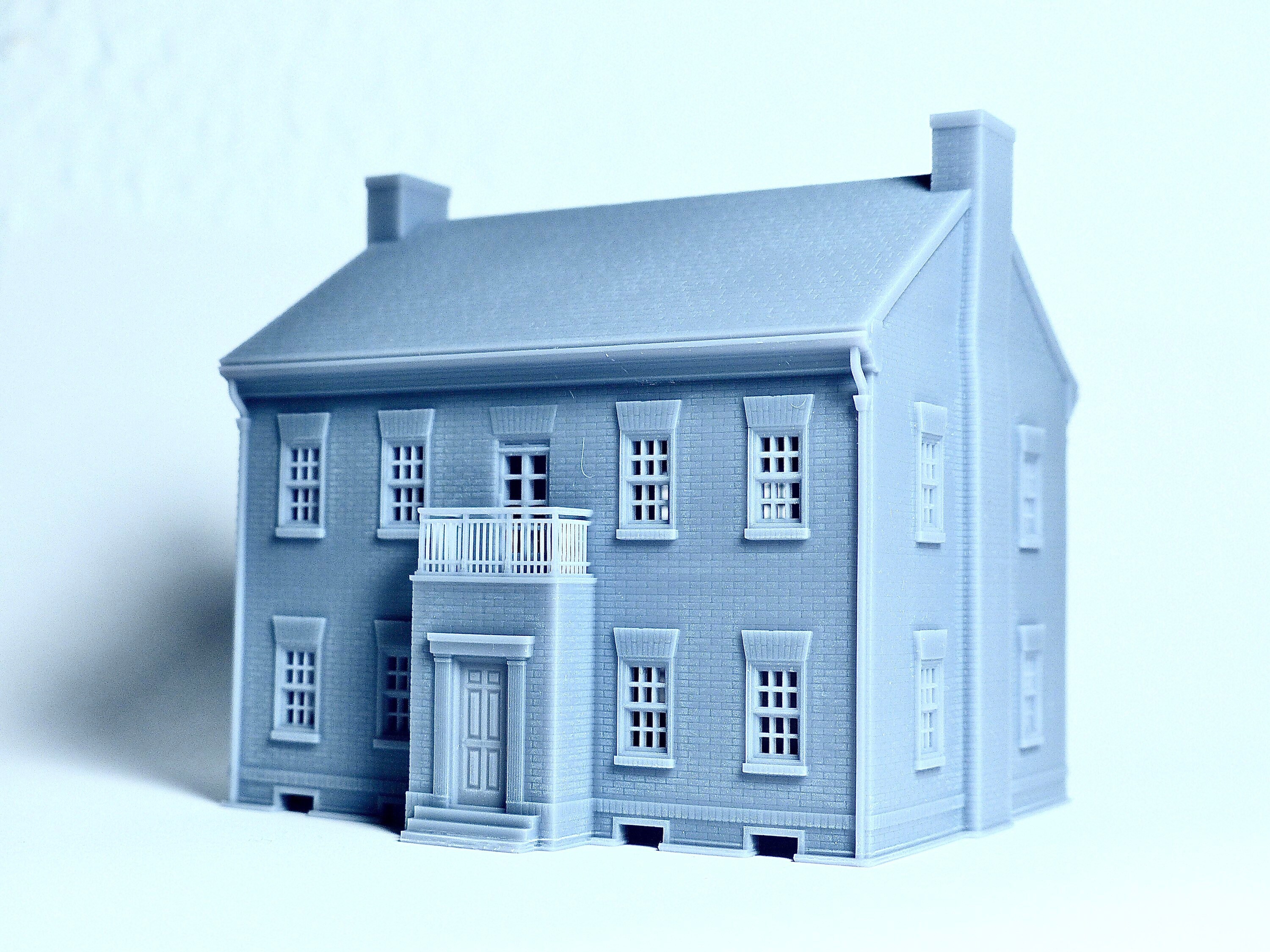 N Scale British Style Brick House 1:160 for Diorama Modeling - Etsy