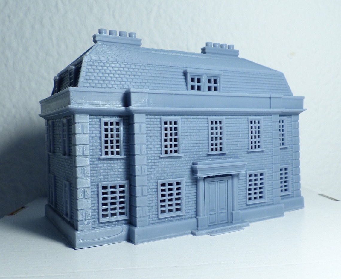 HO Scale Classic Georgian Style House 1:87 for Diorama | Etsy