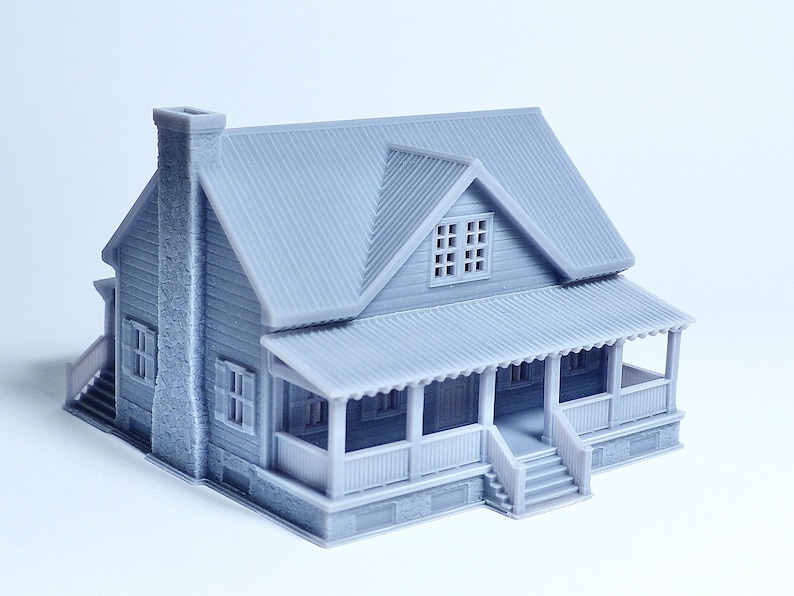 N Scale Cottage House - 1:160 for Diorama Modeling Kit - Building#29d ...