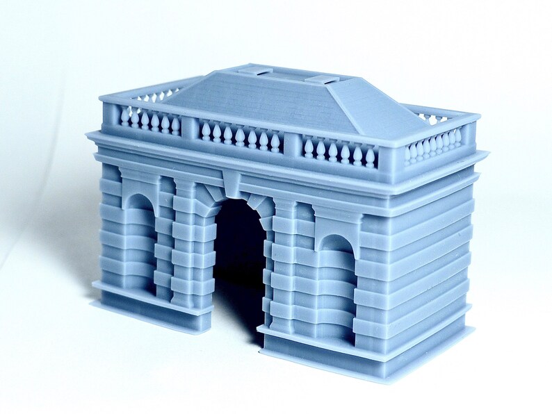 HO Scale French Style Pavilion Building - 1:87 for Diorama Modeling Kit ...