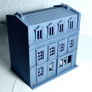 HO Scale Hotel Restaurant - 1:87 for Diorama Modeling Kit - Building ...