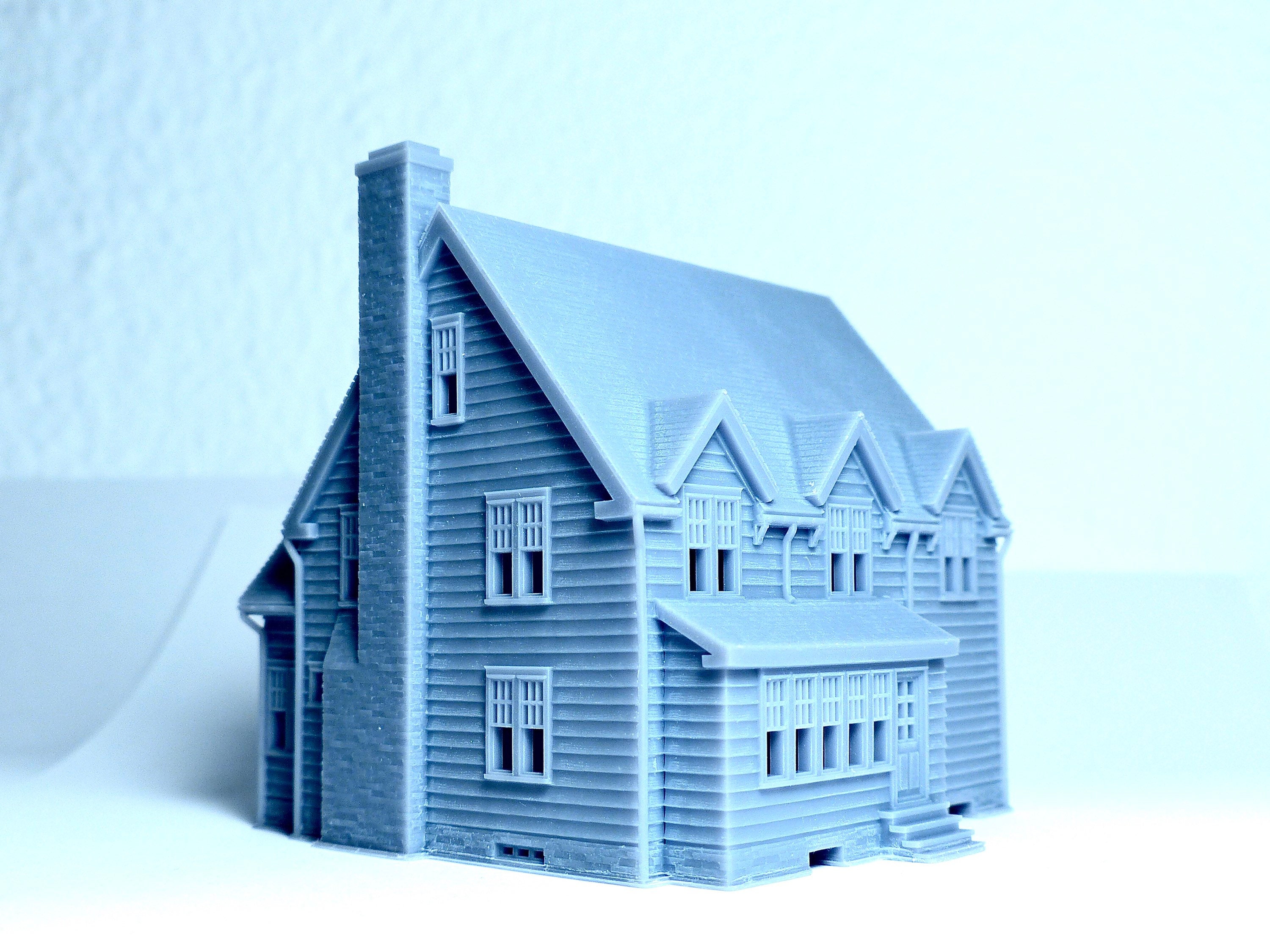 N Scale Cape Cod Style House - 1:160 for Diorama Modeling Kit ...