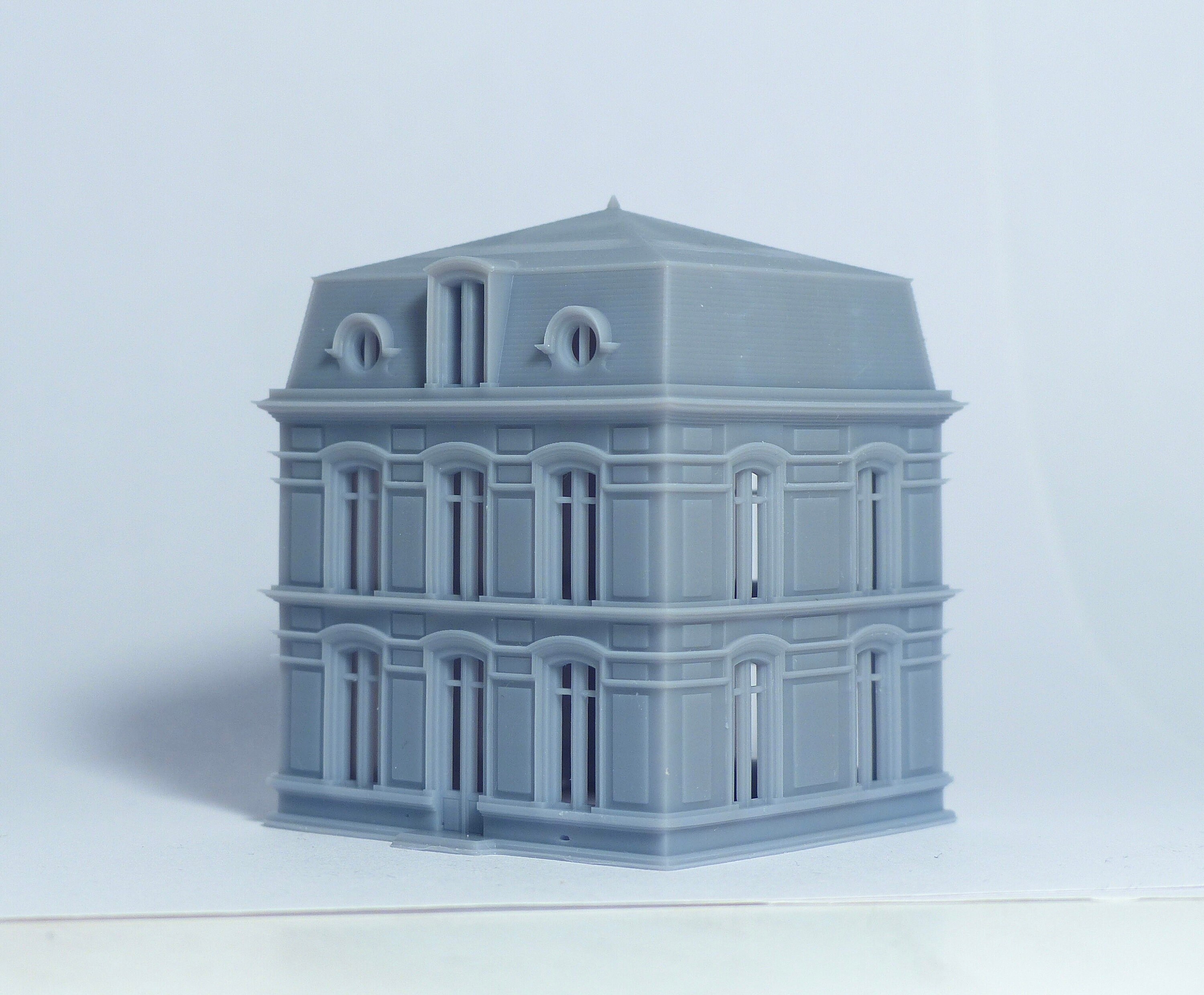 Classic French House N scale modeling kit for dioramas | Etsy