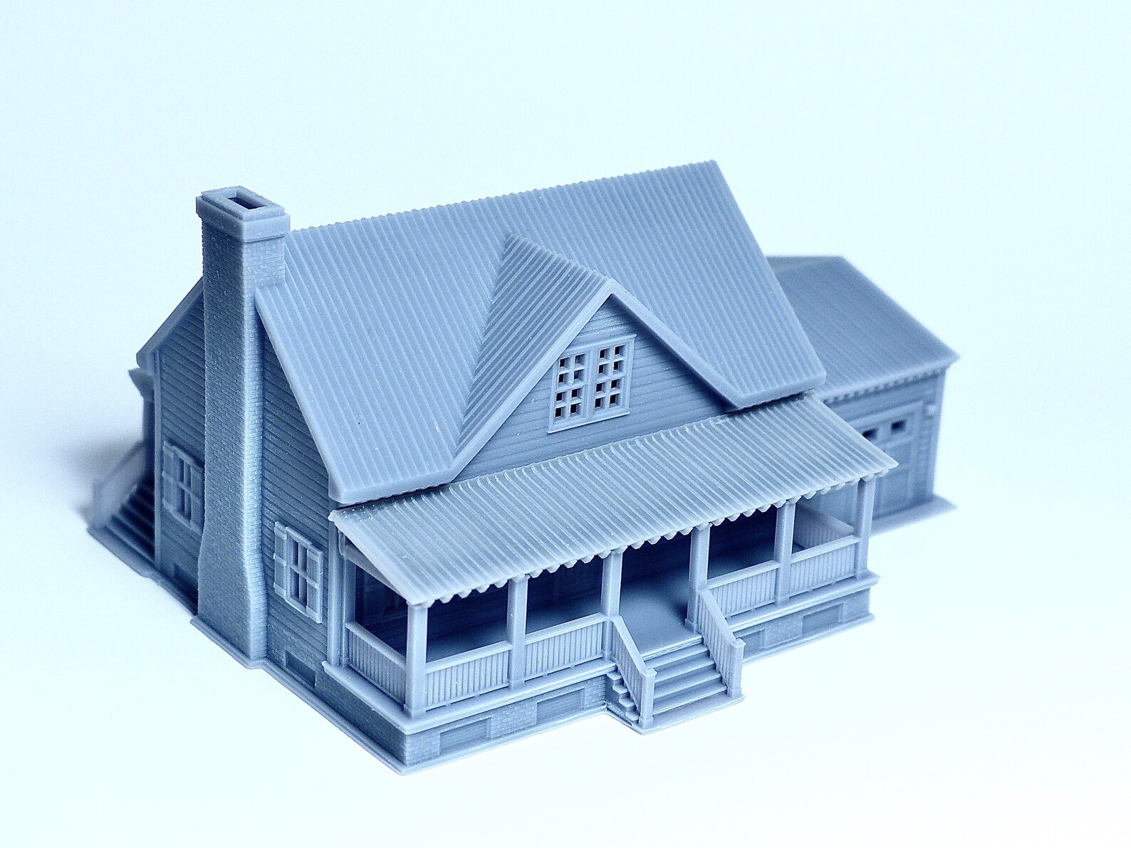 N Scale Cottage House With Garage - 1:160 for Diorama Modeling Kit ...