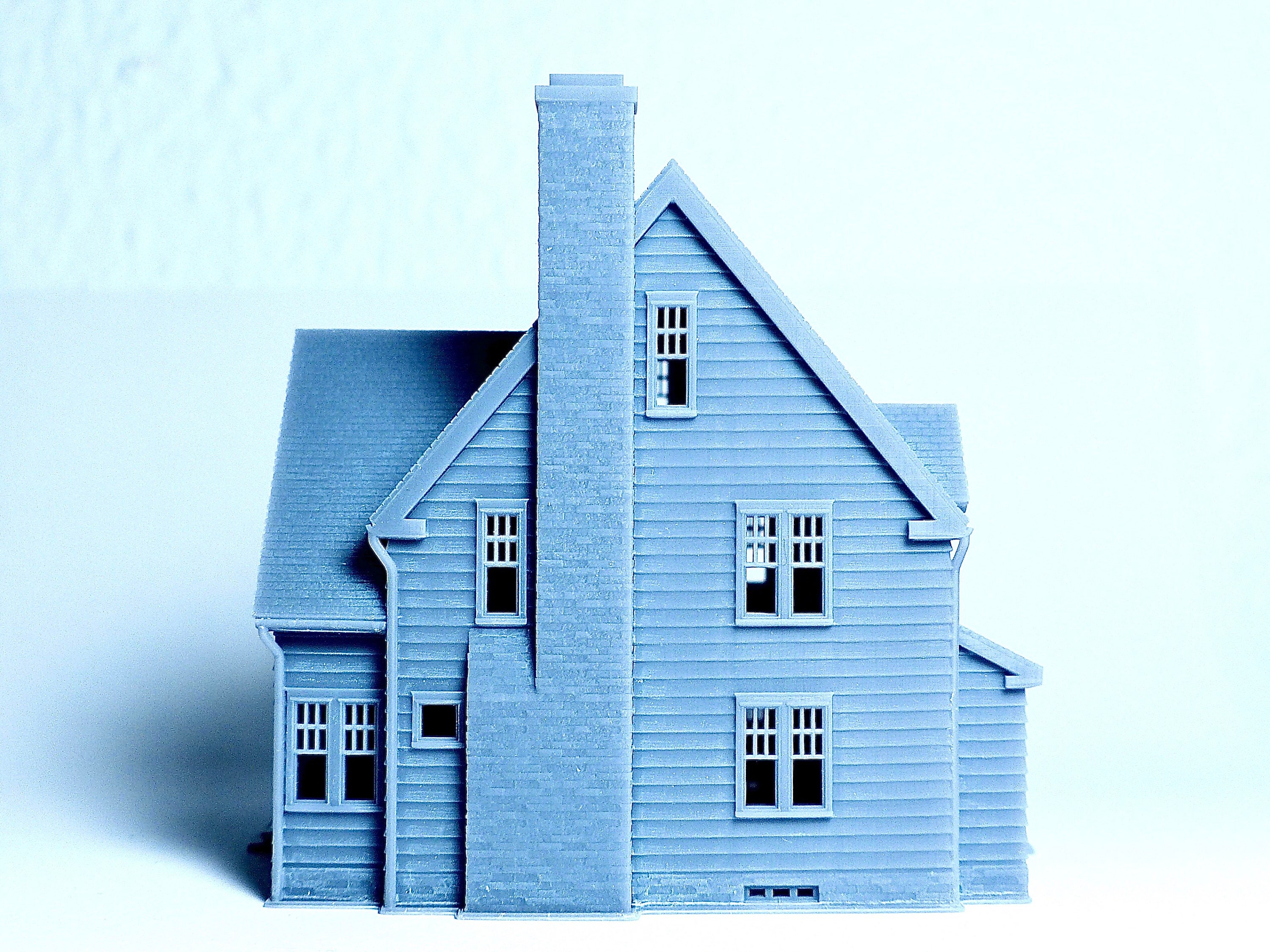 N Scale Cape Cod Style House - 1:160 for Diorama Modeling Kit ...