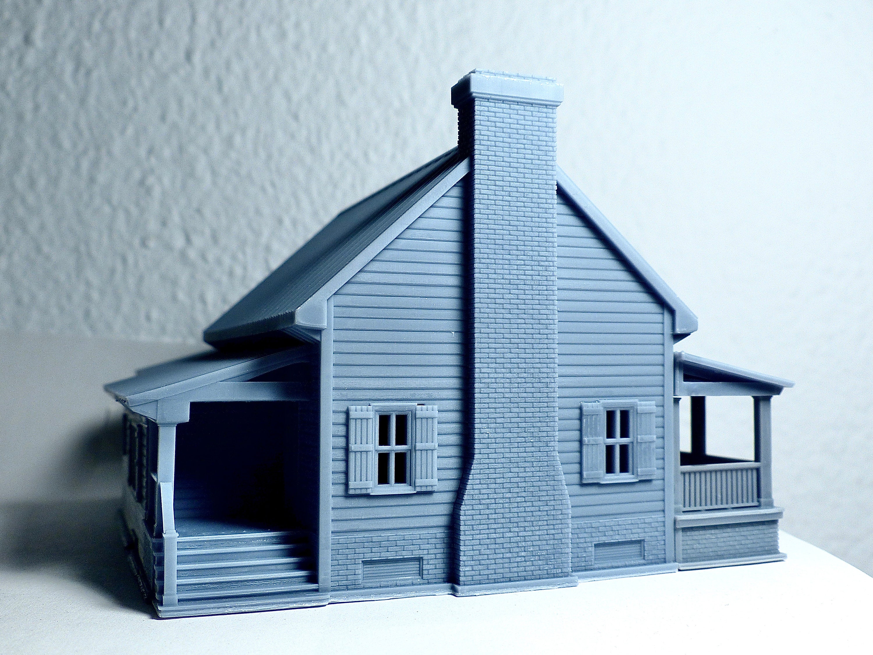 HO Scale Cottage Farmhouse With Garage - 1:87 for Diorama Modeling Kit ...