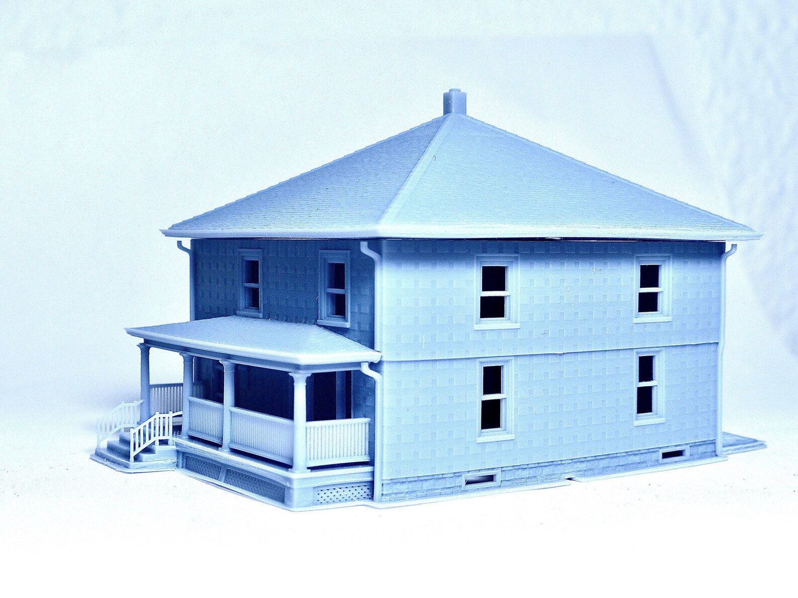 Adorable modern house N scale 1:160 for Diorama modeling kit | Etsy