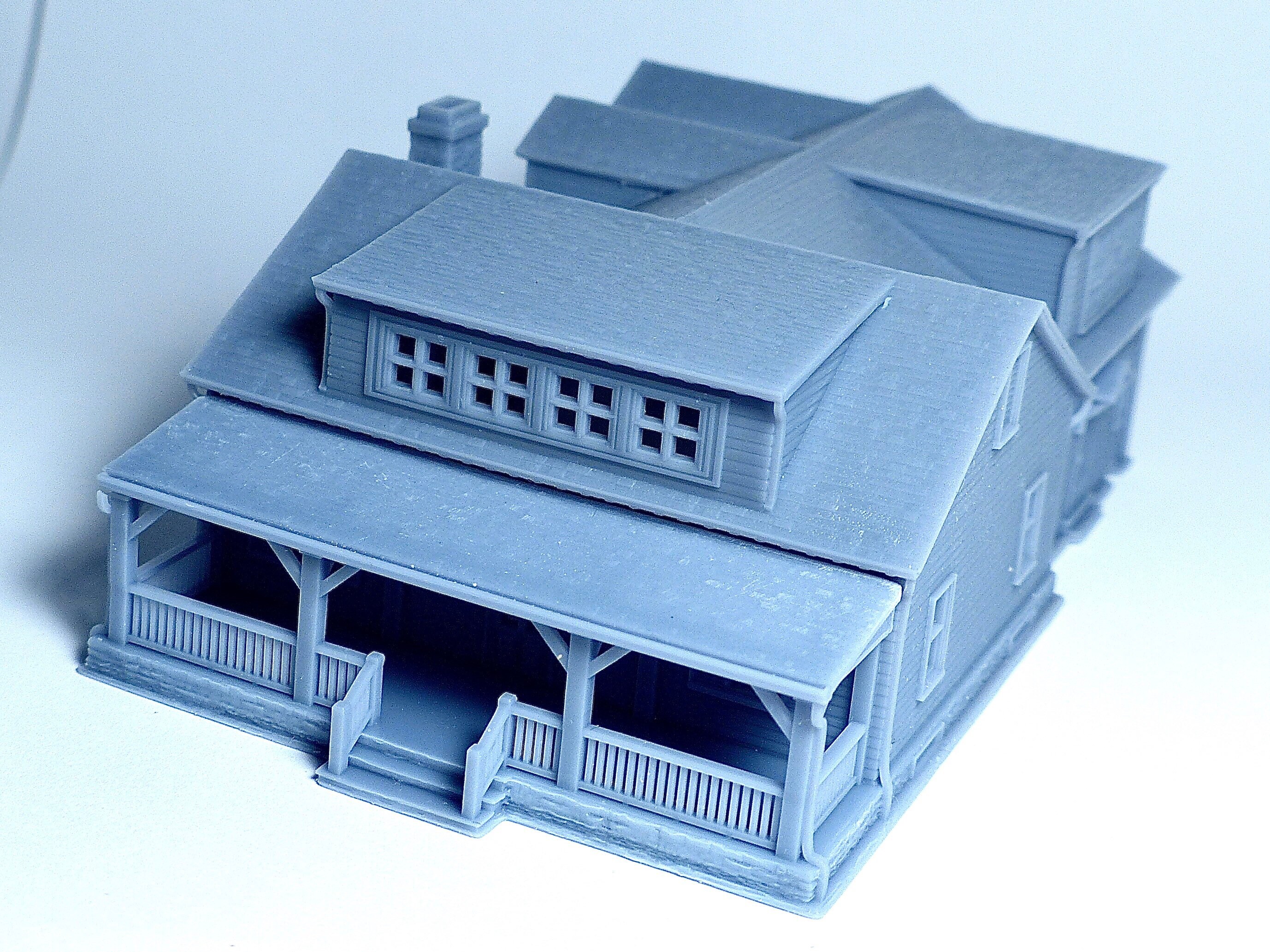 N Scale Farmhouse Style House 1:160 for Diorama Modeling Kit - Etsy