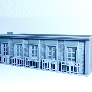 HO Scale French Hotel With Bakery Store – Diorama Building Model 1:87 ...