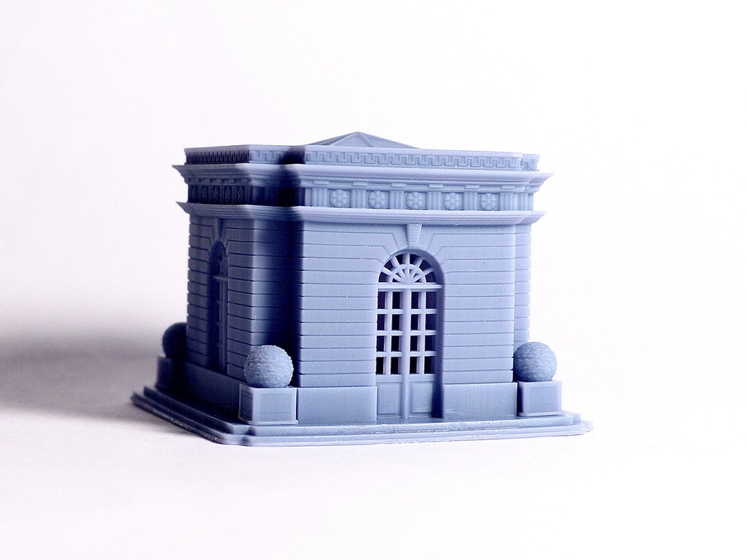 N Scale Folly or Pavilion in the Garden - 1:160 for Diorama Modeling ...