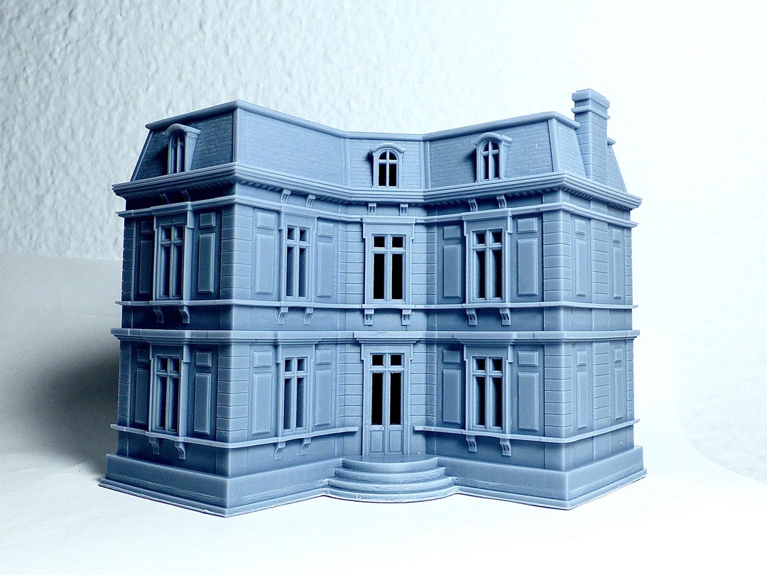HO Scale Traditional French House - 1:87 for Diorama Modeling Kit ...