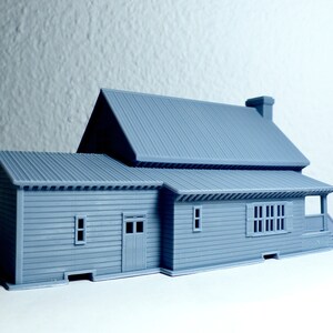 HO Scale Cottage Farmhouse With Garage - 1:87 for Diorama Modeling Kit ...