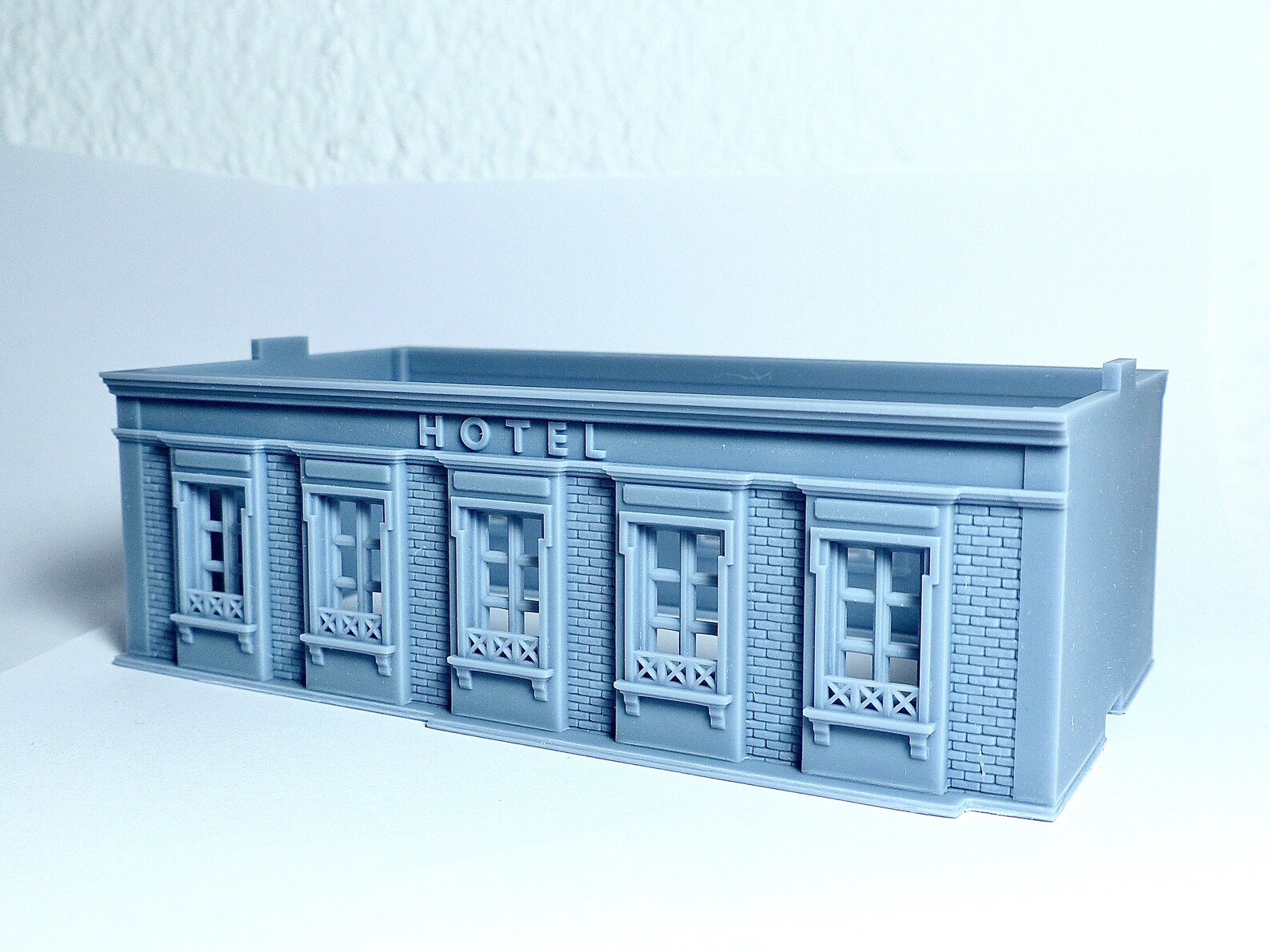 HO Scale French Hotel With Bakery Store – Diorama Building Model 1:87 ...