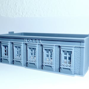 HO Scale French Hotel With Bakery Store – Diorama Building Model 1:87 ...