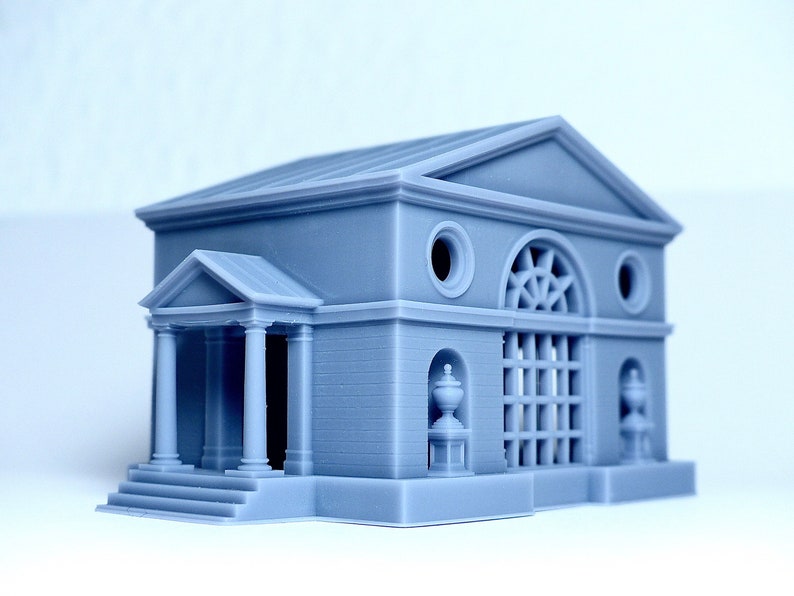 N Scale Temple-like Pavilion House 1:160 for Diorama - Etsy