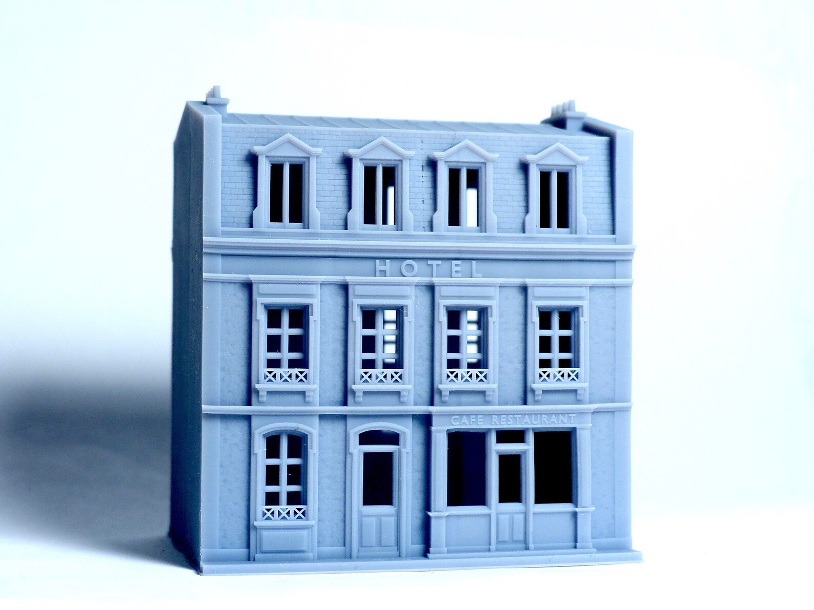N Scale Hotel Restaurant - 1/160 for Diorama Modeling Kit - Building ...