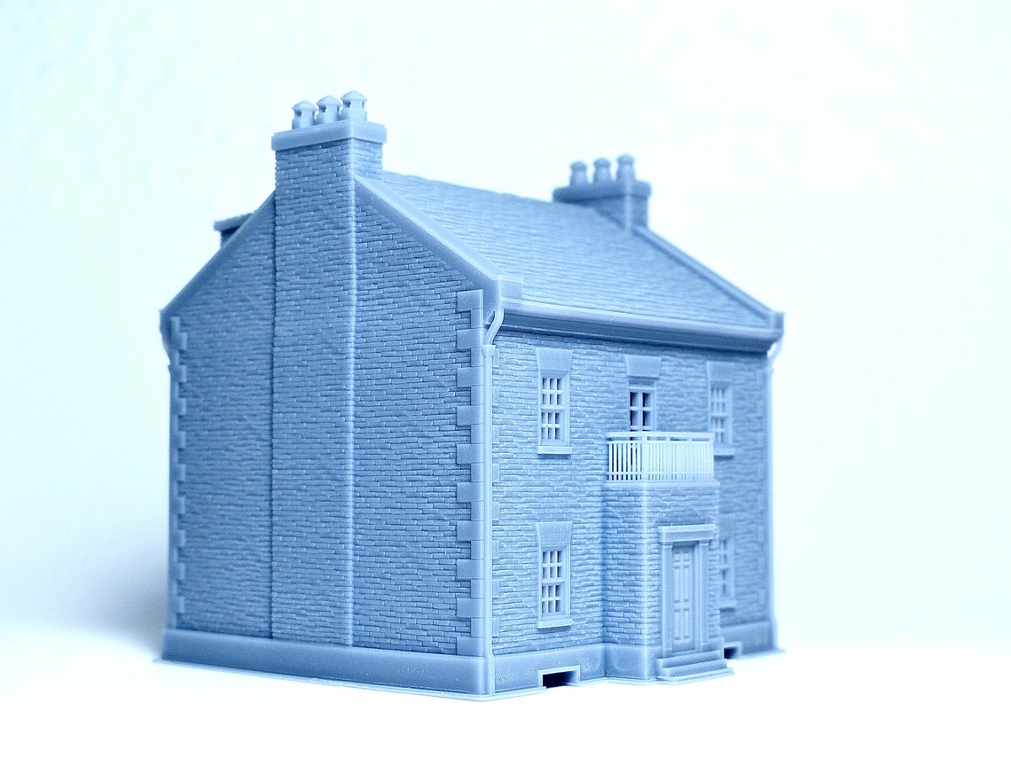 N Scale British Brick House 1:160 for Diorama Modeling Kit - Etsy