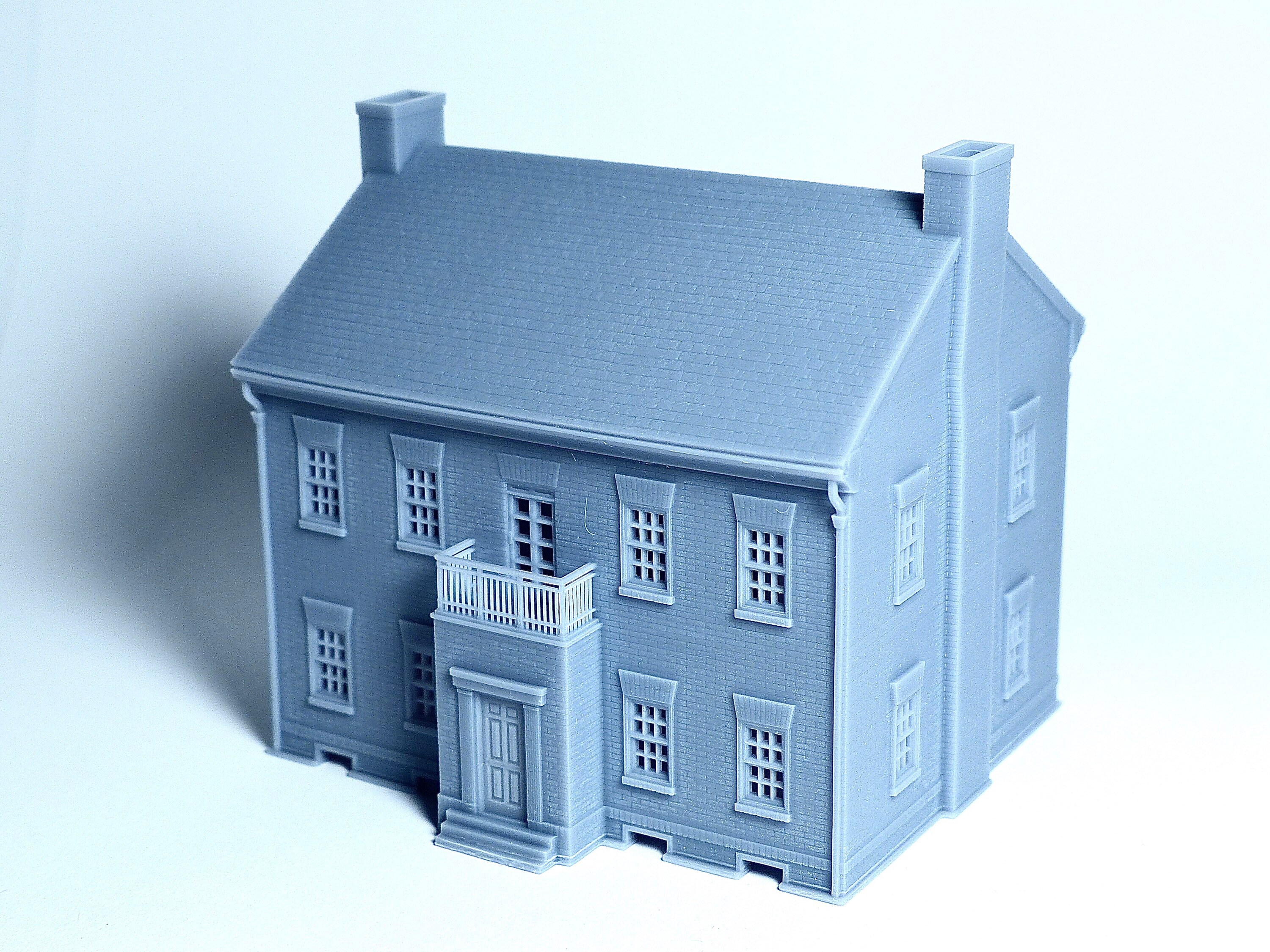 N Scale British Style Brick House 1:160 for Diorama Modeling - Etsy