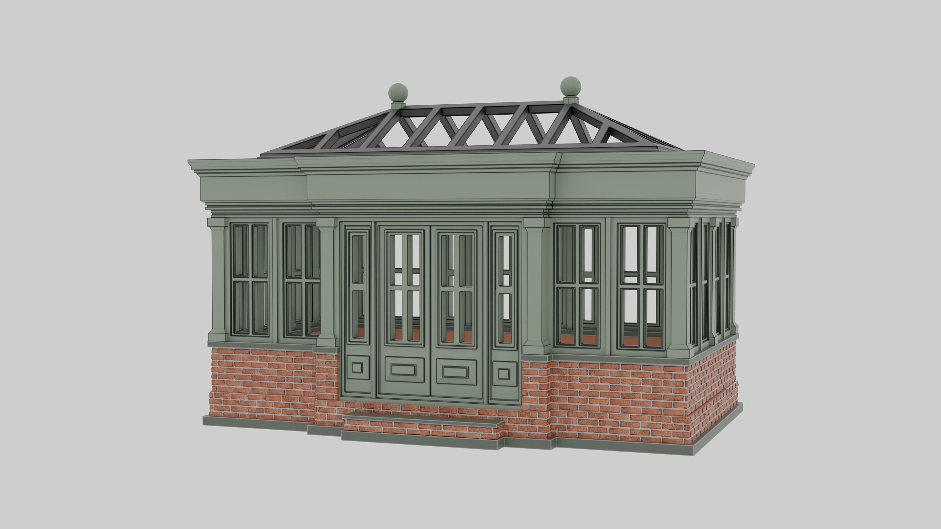 N Scale British Orangerie 1:160 for Diorama Modeling Kit - Etsy